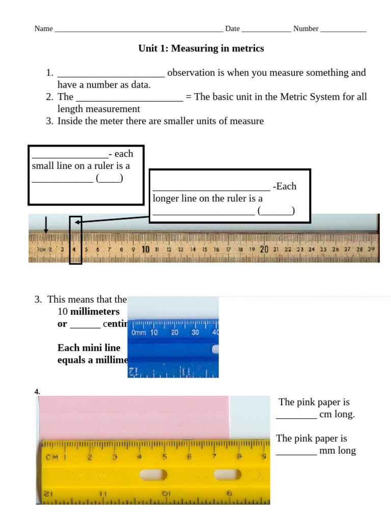 Measuring in Metrics Notes | PDF