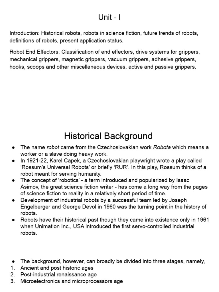 Module 1_Robotics | PDF