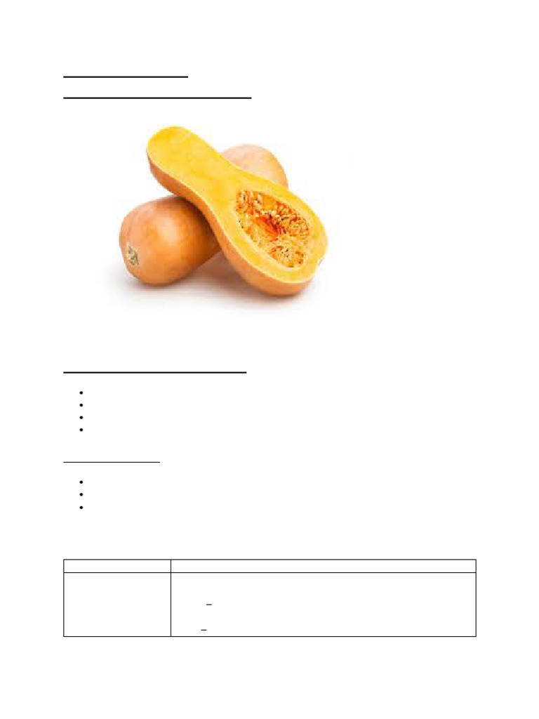 Butternut Production Guide | PDF
