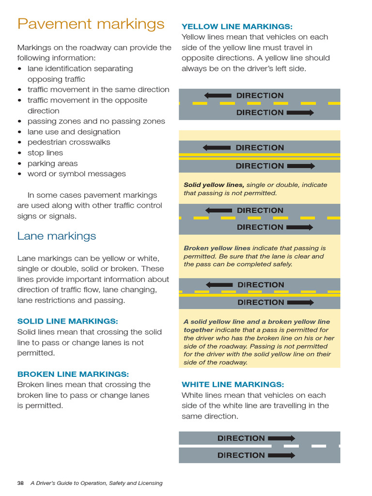 2 38 Pavement Markings | PDF