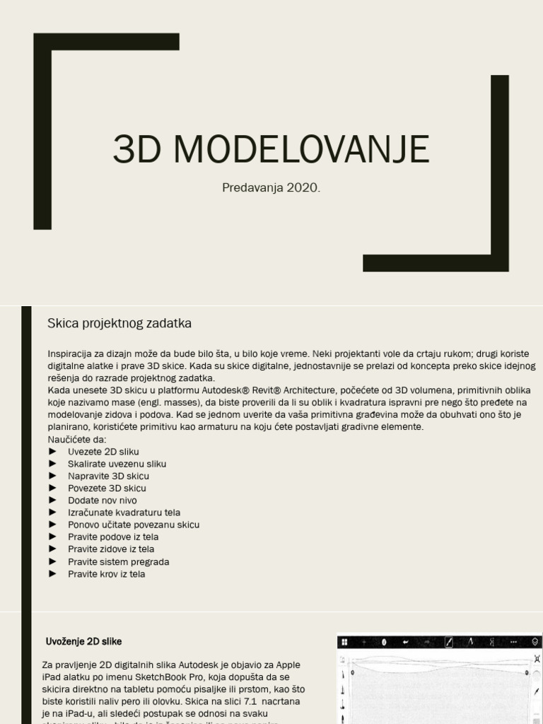 Predavanje 3DM | PDF
