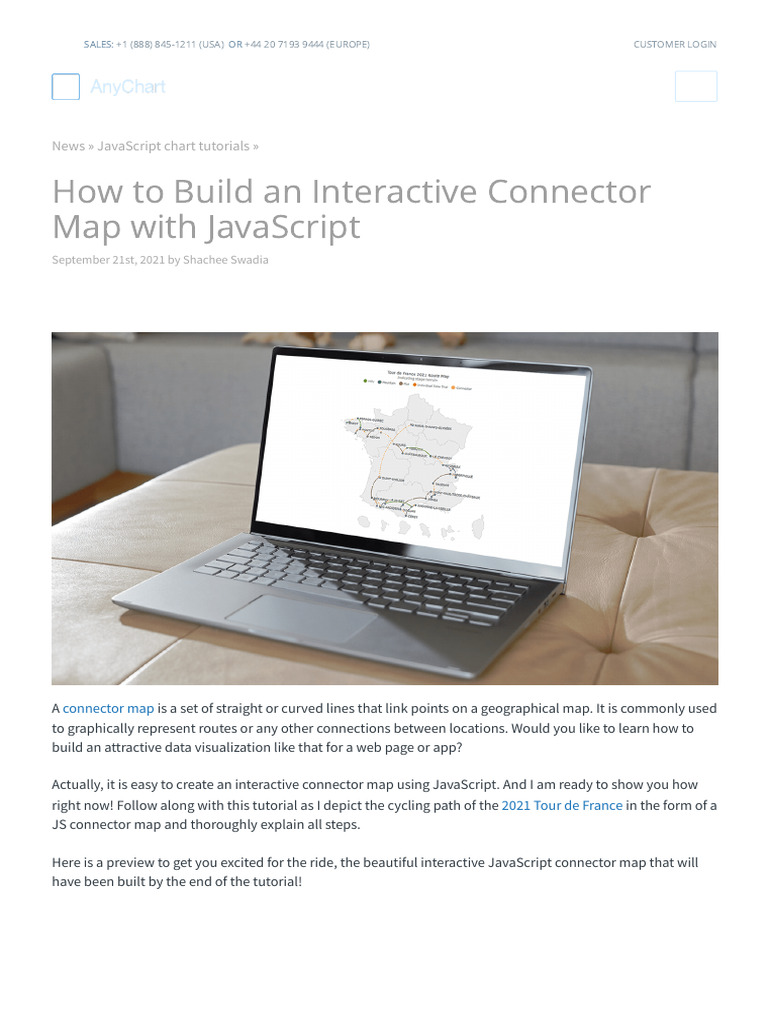 How To Build An Interactive Connector Map With JavaScript | PDF