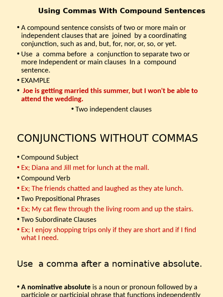 Commas | PDF