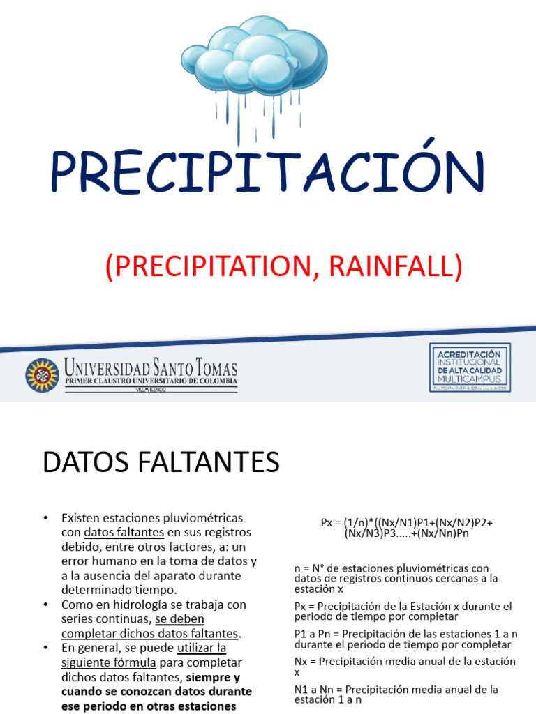PRECIPITACIÓN | PDF