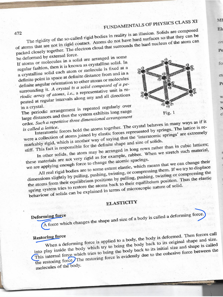 Properties of Bulk Matter (Solids | PDF