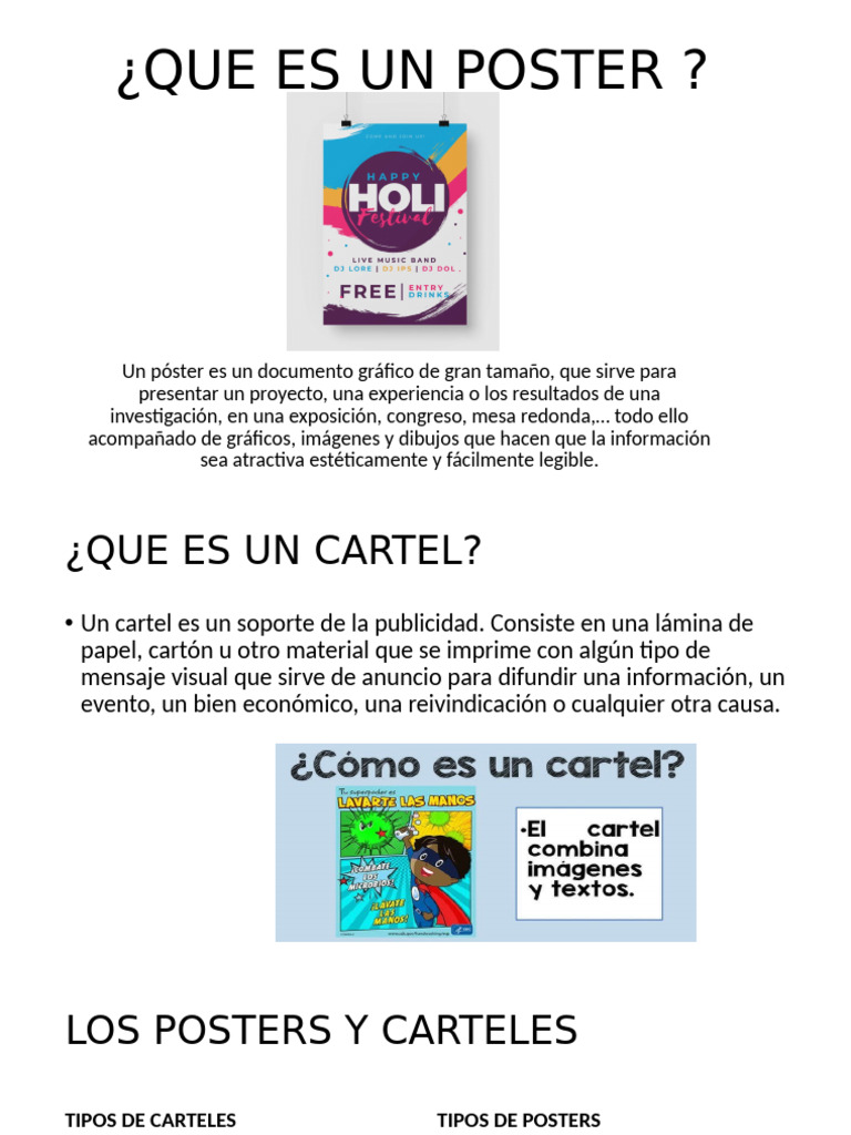 Que Es Un Poster Clara | PDF