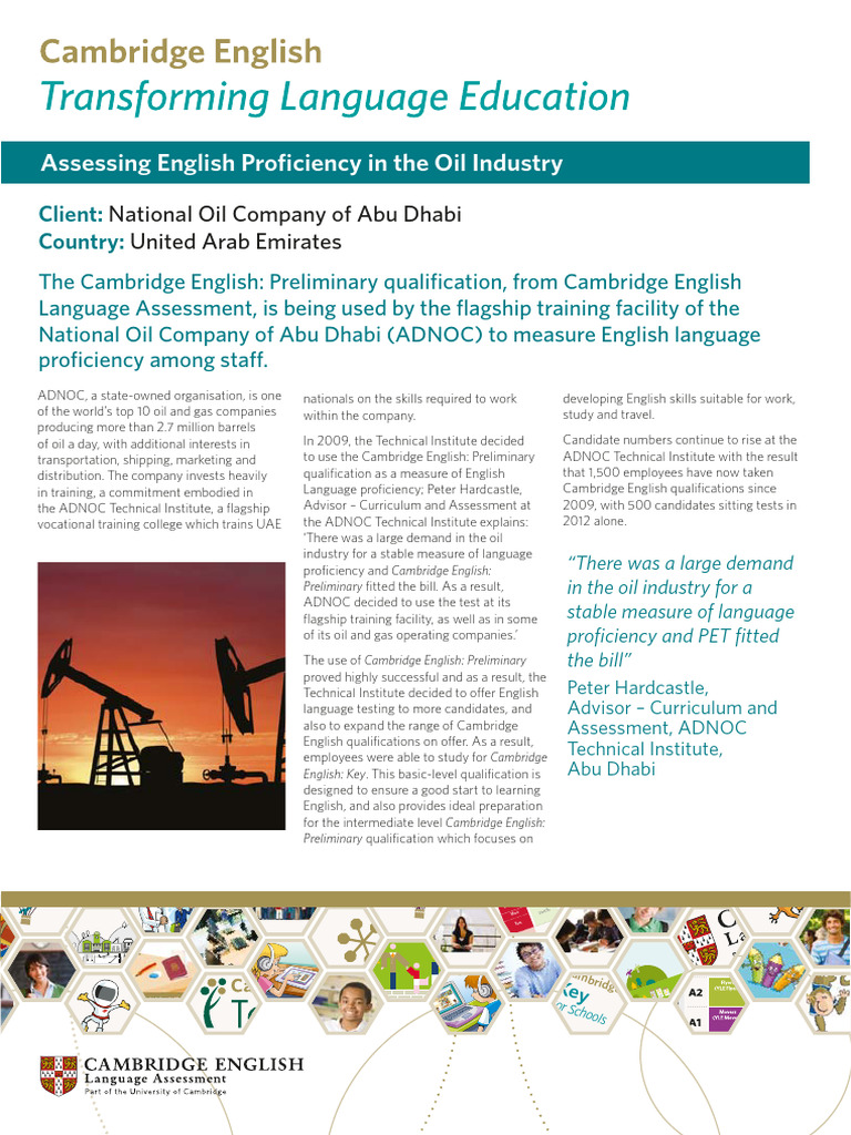 Cambridge English Proficiency | PDF | United Arab Emirates | Student ...
