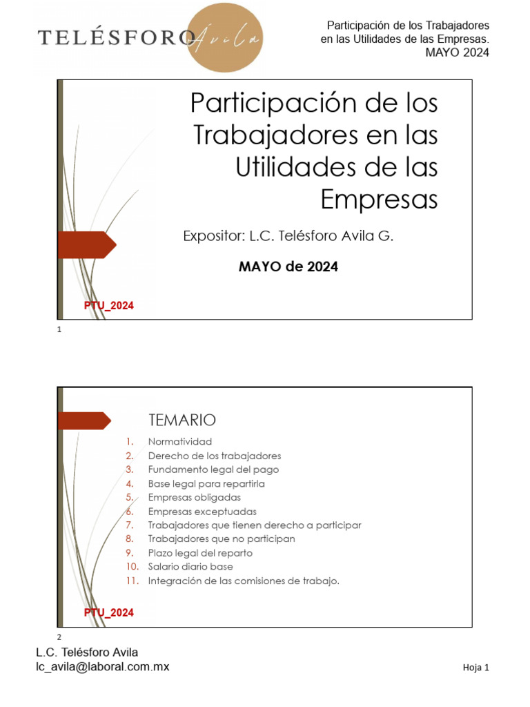 Curso PTU 2024 2 | PDF