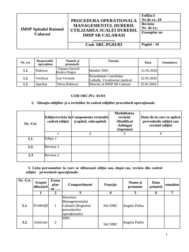 PO Managenenntul Durerii | PDF
