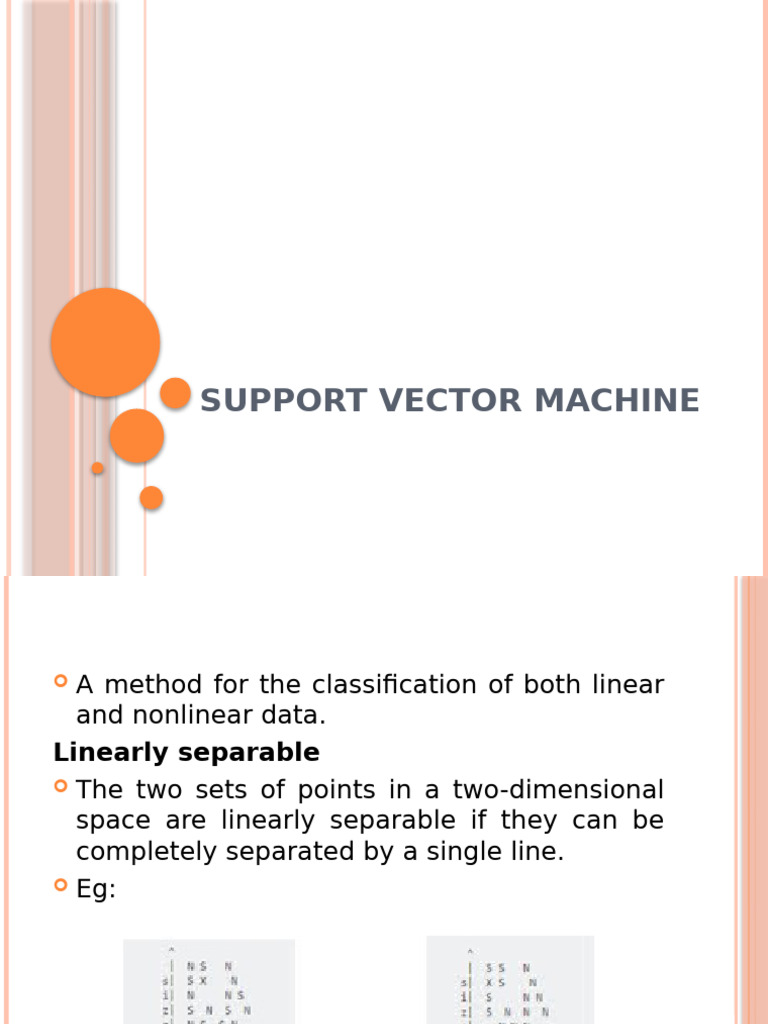 Support Vector Machine | PDF