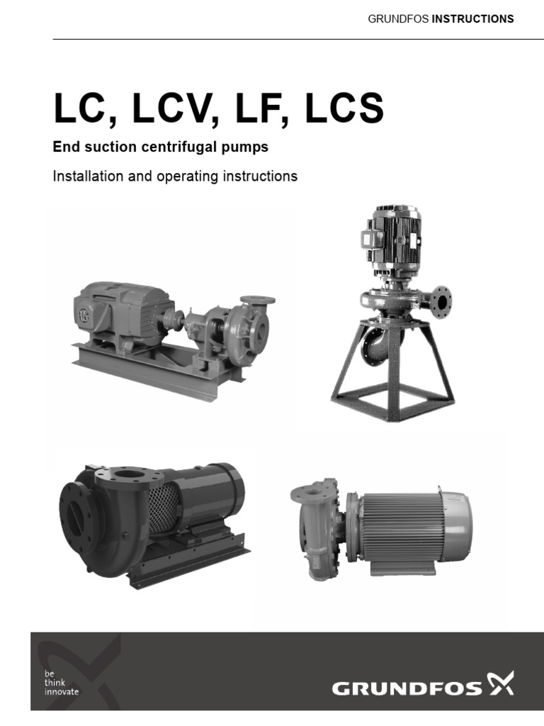 Paco LCV Pump LC - LCV - LF - LCS - IO - US | PDF | Pump | Legal Liability