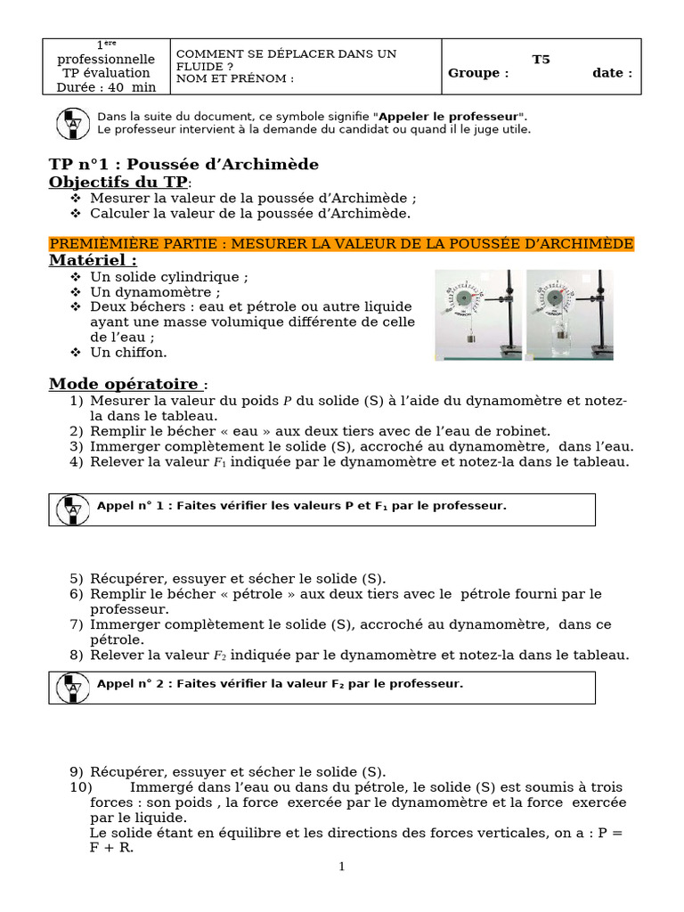 TP T5 Meca Fluides | PDF