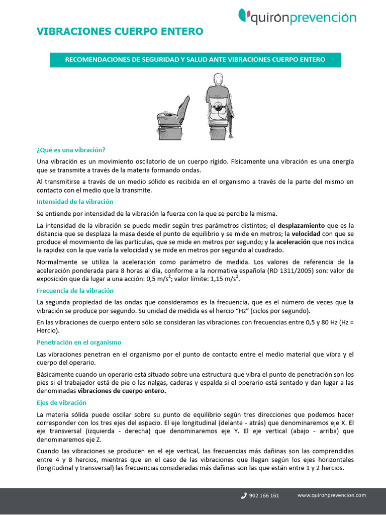 Vibraciones Cuerpo Entero | PDF
