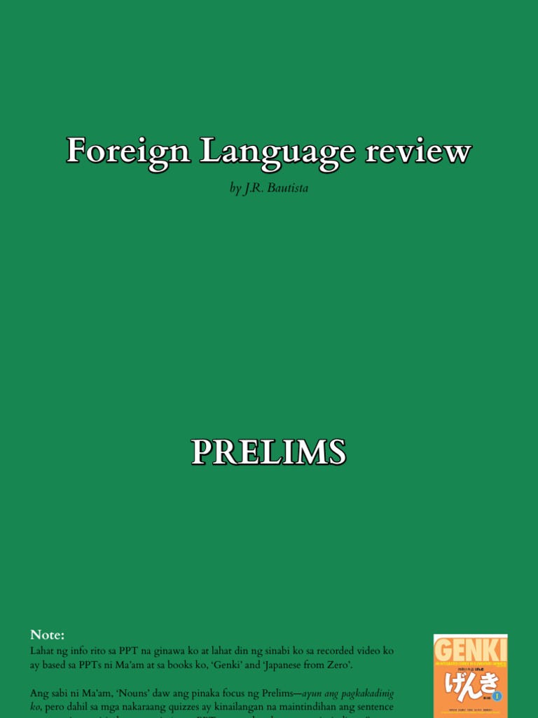 FoLa Review by JR - Bautista Midterms April 16 | PDF