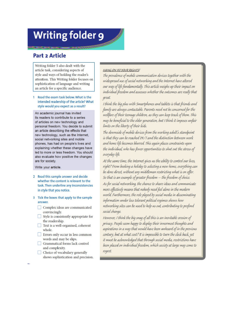 writing examples | PDF