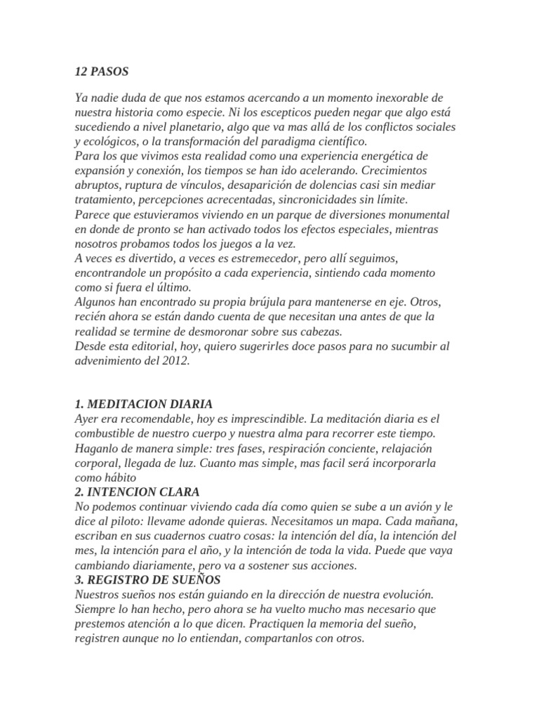 12 Pasos | PDF