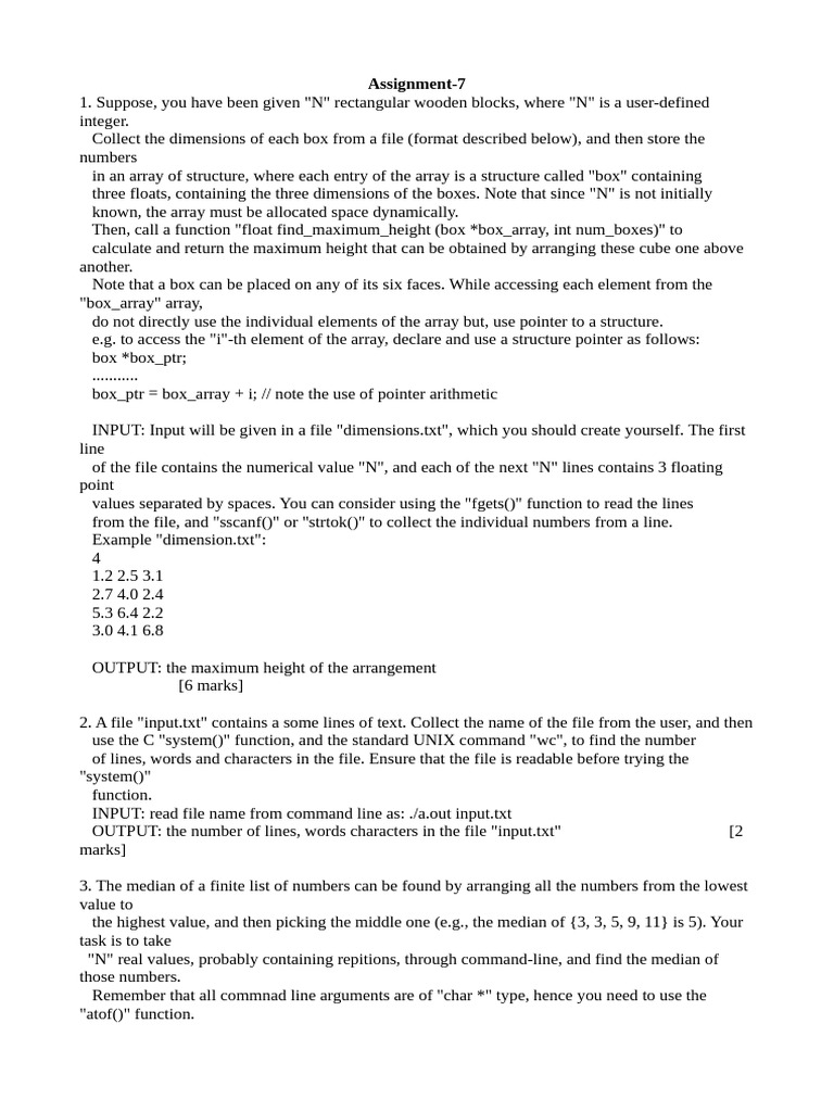 7 Assignment-7 | PDF