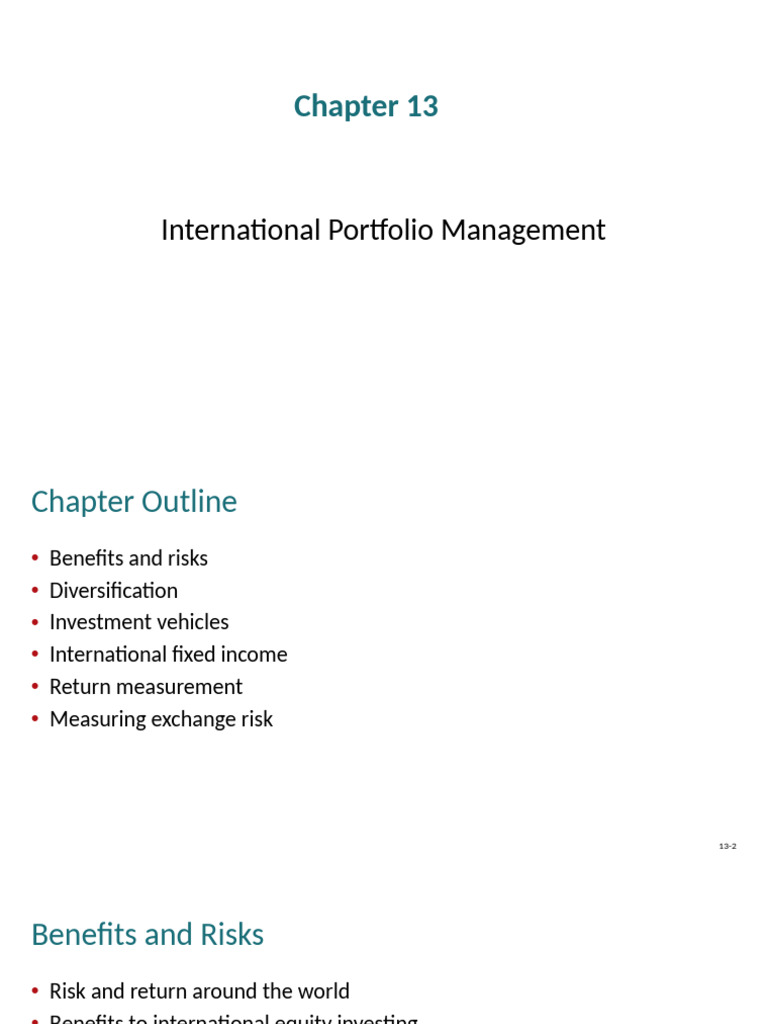 Chapter13 MFM Slides2024 | PDF