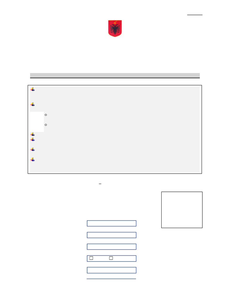Formular Vetdeklarimi Per Pranim Dhe Rikthim Ne Polici | PDF