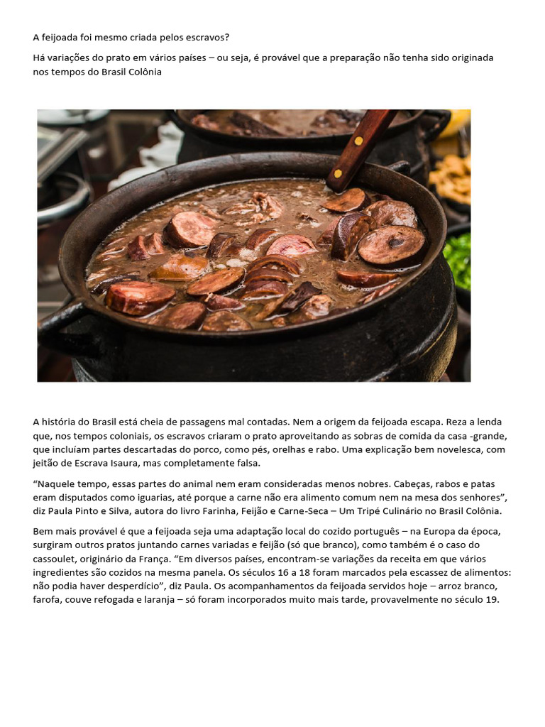 A Feijoada | PDF