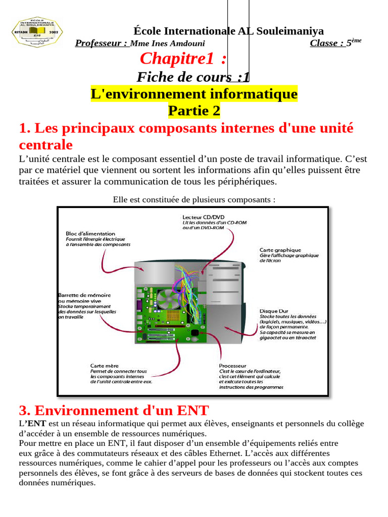 Chapitre1 Partie2 5ème | PDF