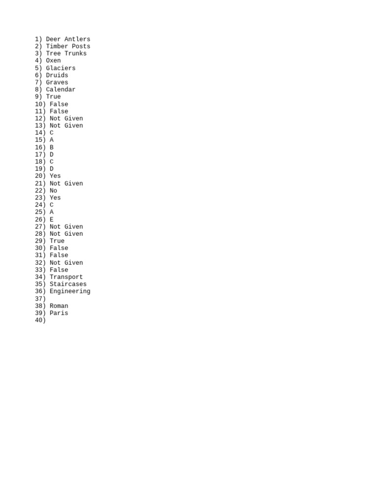 Reading Test 1 Book 18 | PDF