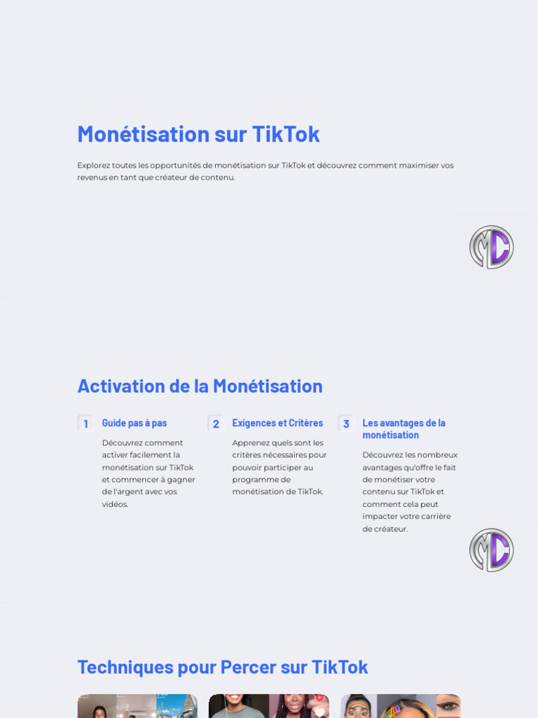 Monetisation Sur TikTok | PDF