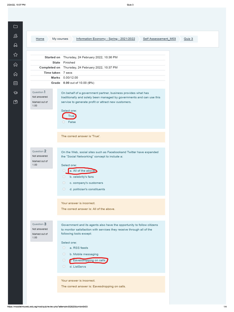 Self Assessement M03 | PDF