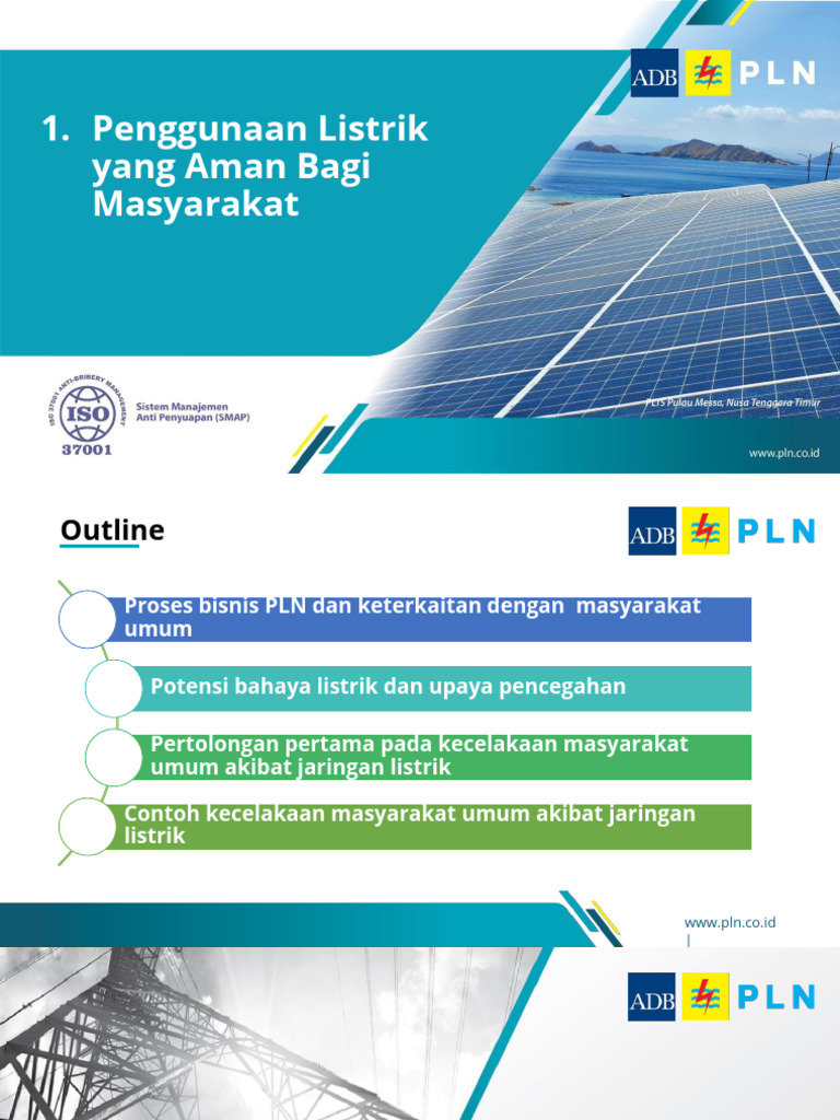 Materi Listrik Aman Dan Produktif - Final - v1 | PDF | Teknologi & Rekayasa