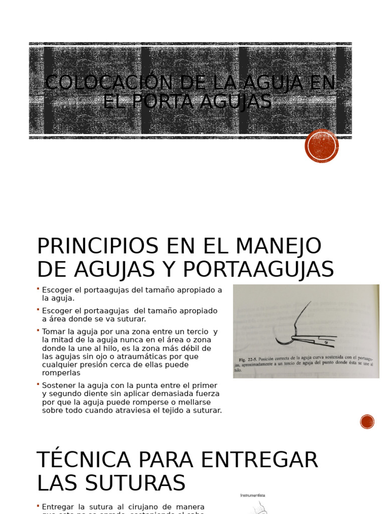 + 2 Colocación de La Aguja en El Porta Agujas | PDF