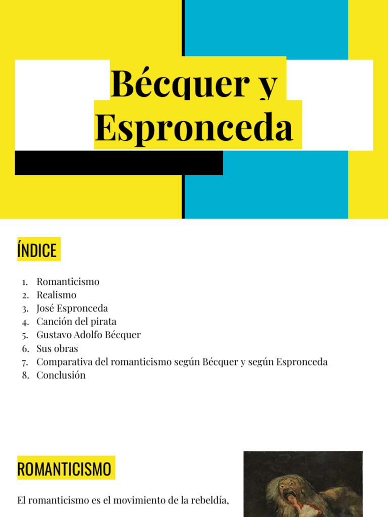 Bécquer y Espronceda | PDF | Clásicos