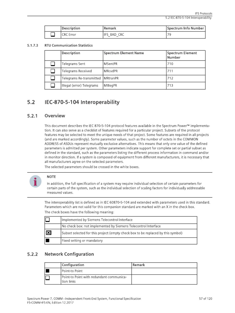 Interoperability IEC104 | PDF