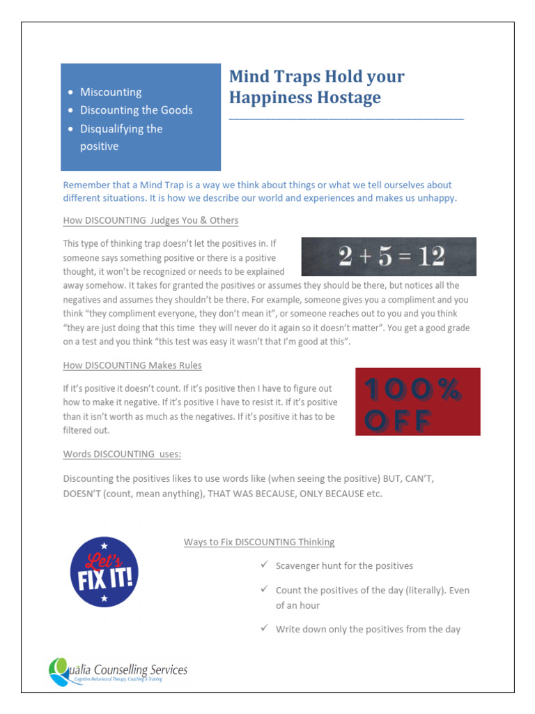 Discounting The Positive | PDF