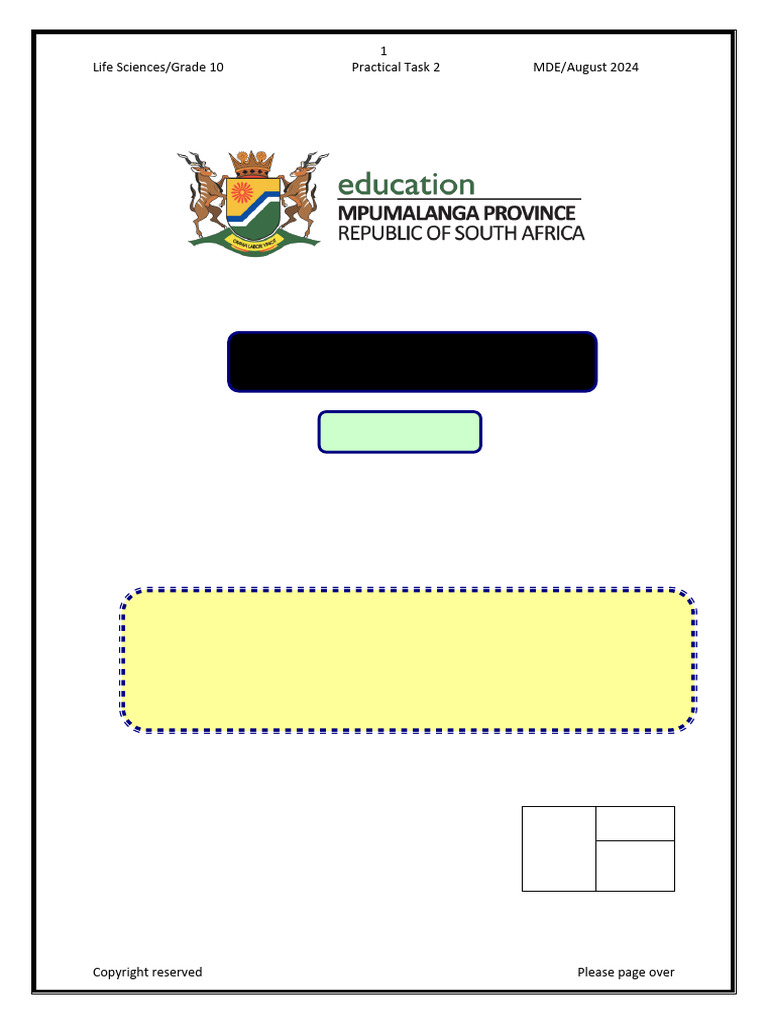 Final Grade 10 practical 2 2024 | PDF