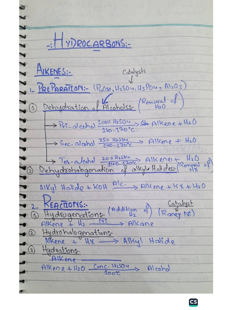 Organic Chemistry Short Notes by Junaid Khattak | PDF