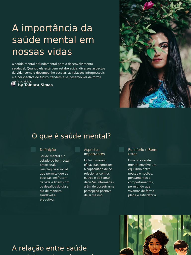 A Importancia Da Saude Mental em Nossas Vidas | PDF