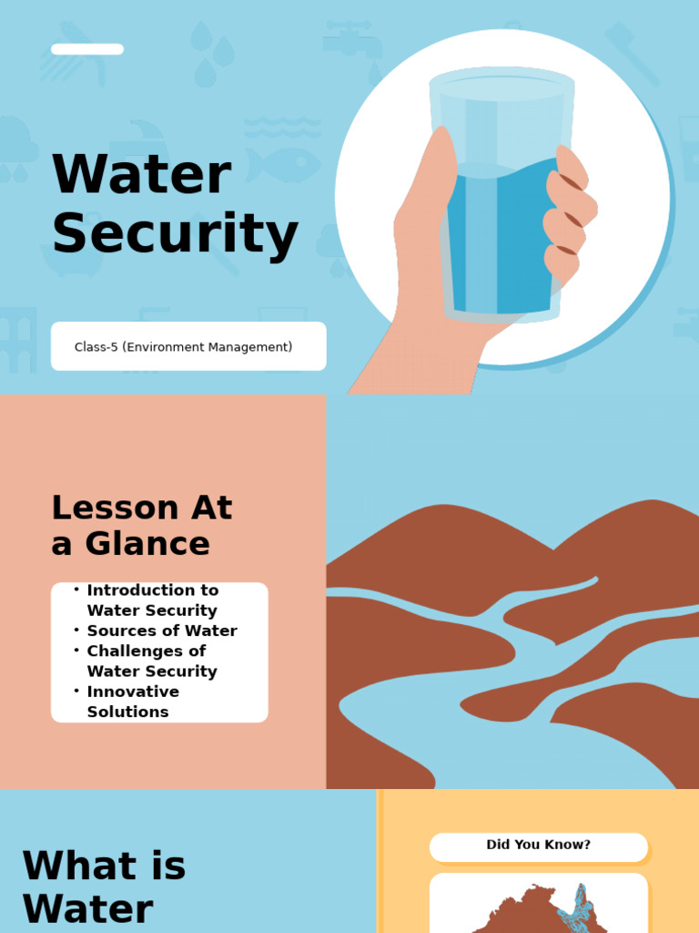 Introduction to Water Security | PDF