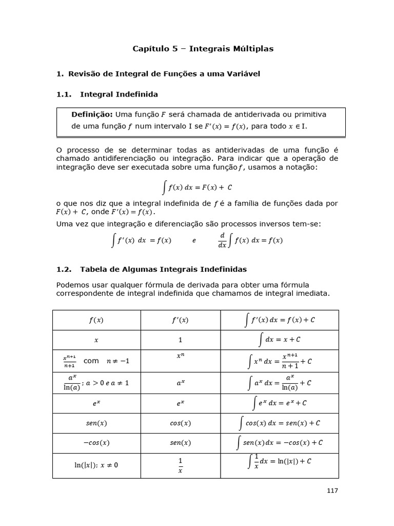 Integrais Múltiplas | PDF