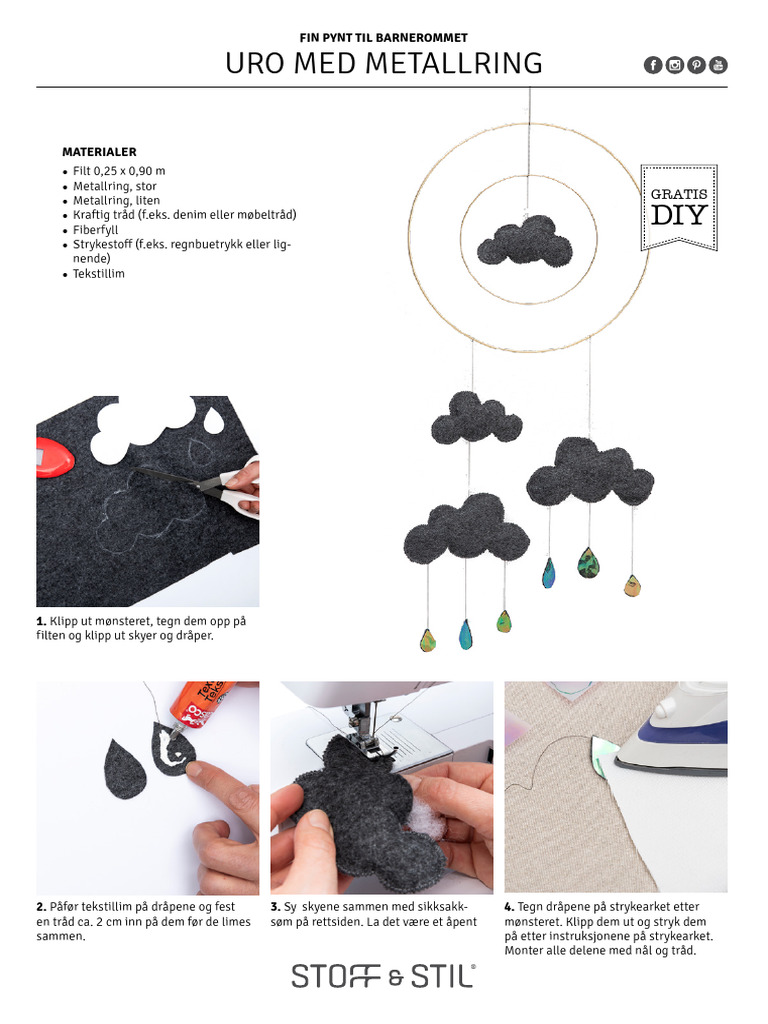 Cloudmobile Felt Sew No | PDF