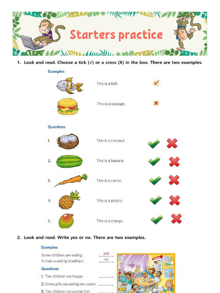 Starters Practice | PDF
