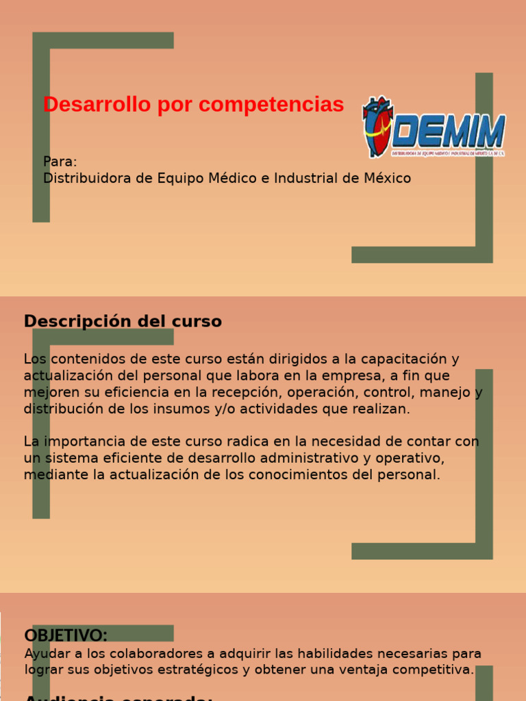 Desarrollo por competencias | PDF