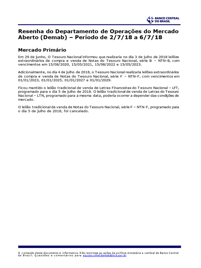 Resenha Do Demab | PDF