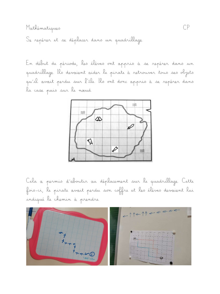 Fiche quadrillage CP | PDF