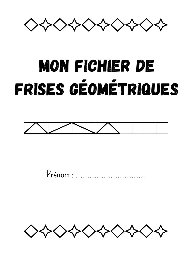 Mon Fichier de Frises Géométriques | PDF