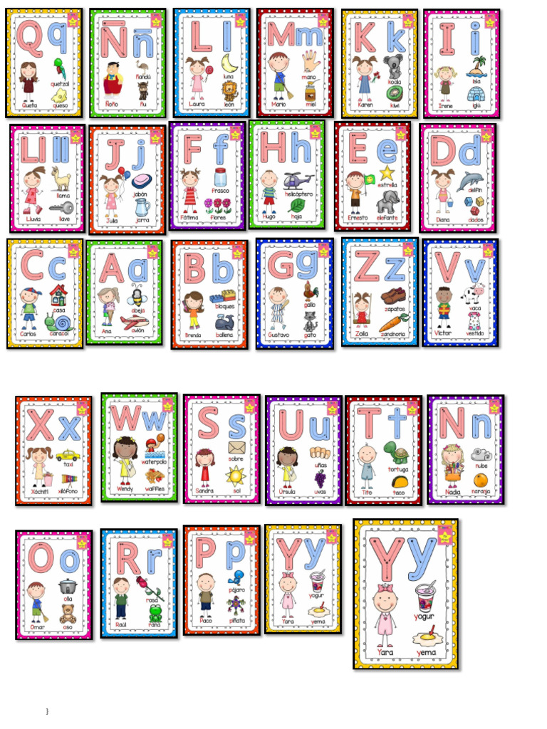 Abecedario y Silabario | PDF