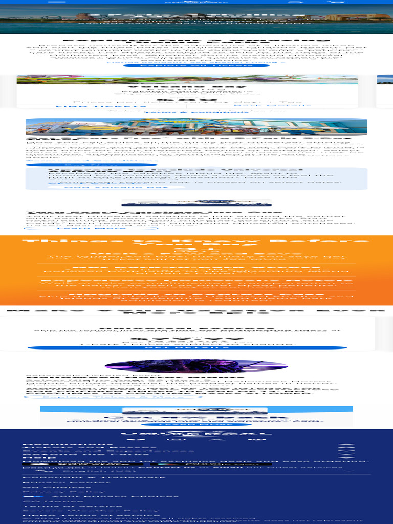 Universal Orlando Tickets, Packages, & Prices | PDF