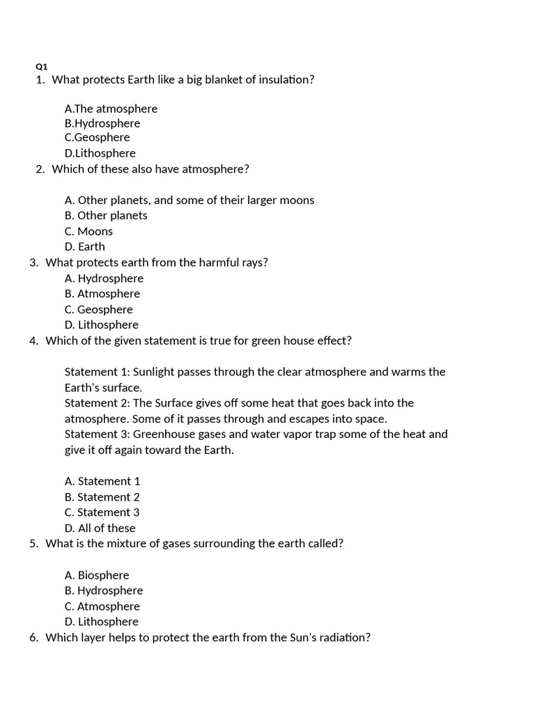 Air Worksheet | PDF | Science & Mathematics