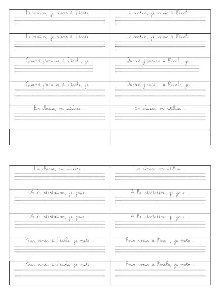 Support Écrit QLM | PDF