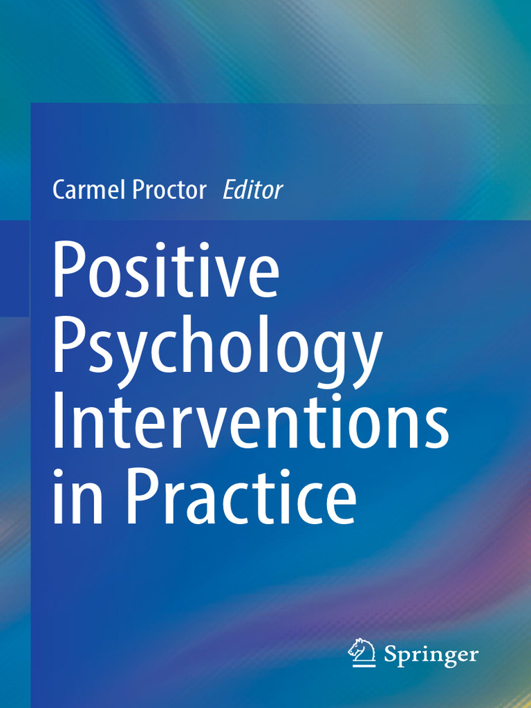 Book Positive Psychology Intervention | PDF