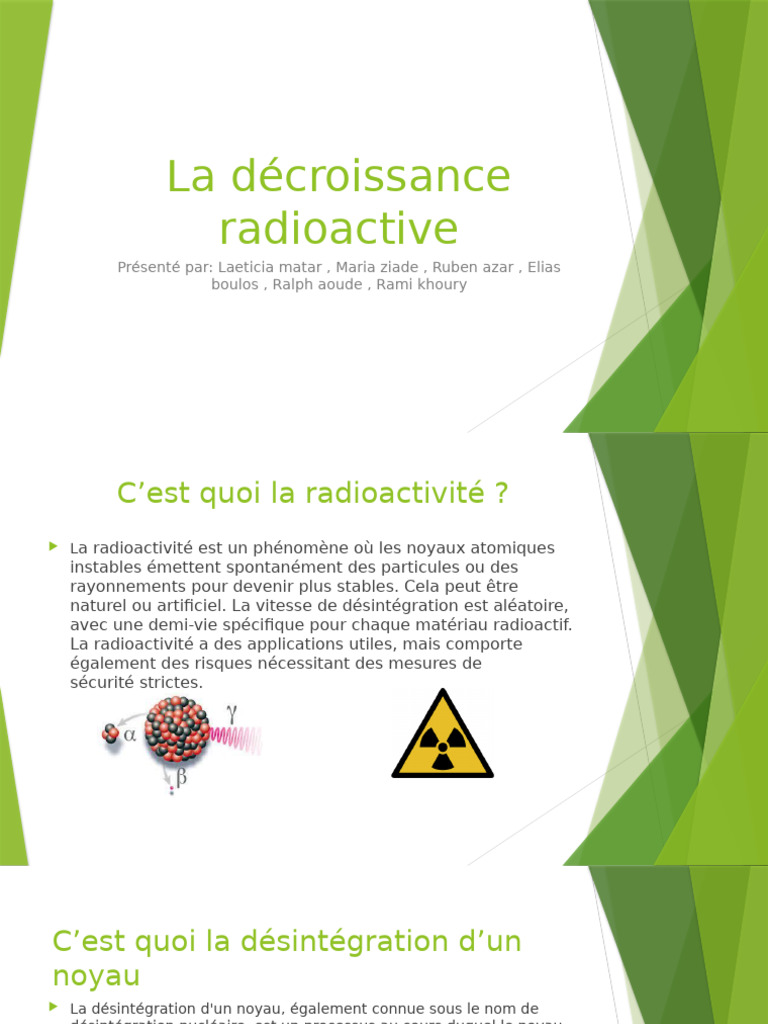 La Décroissance Radioactive | PDF